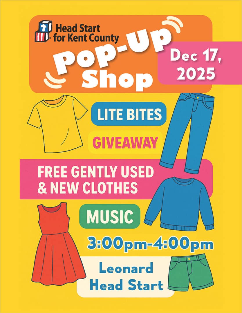 Pop-Up Shop @ Leonard - Head Start for Kent County